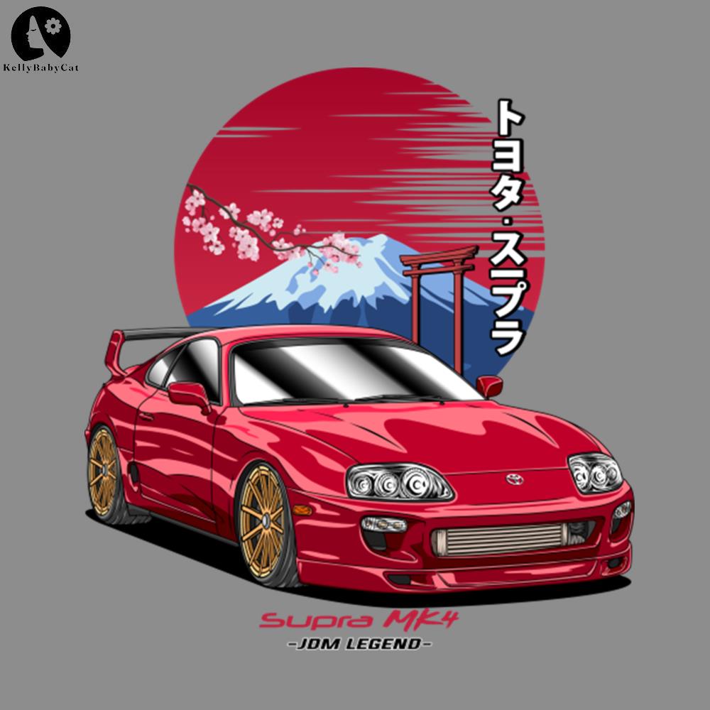 JDM Red Supra MK4 Sports PNG download | Inspire Uplift