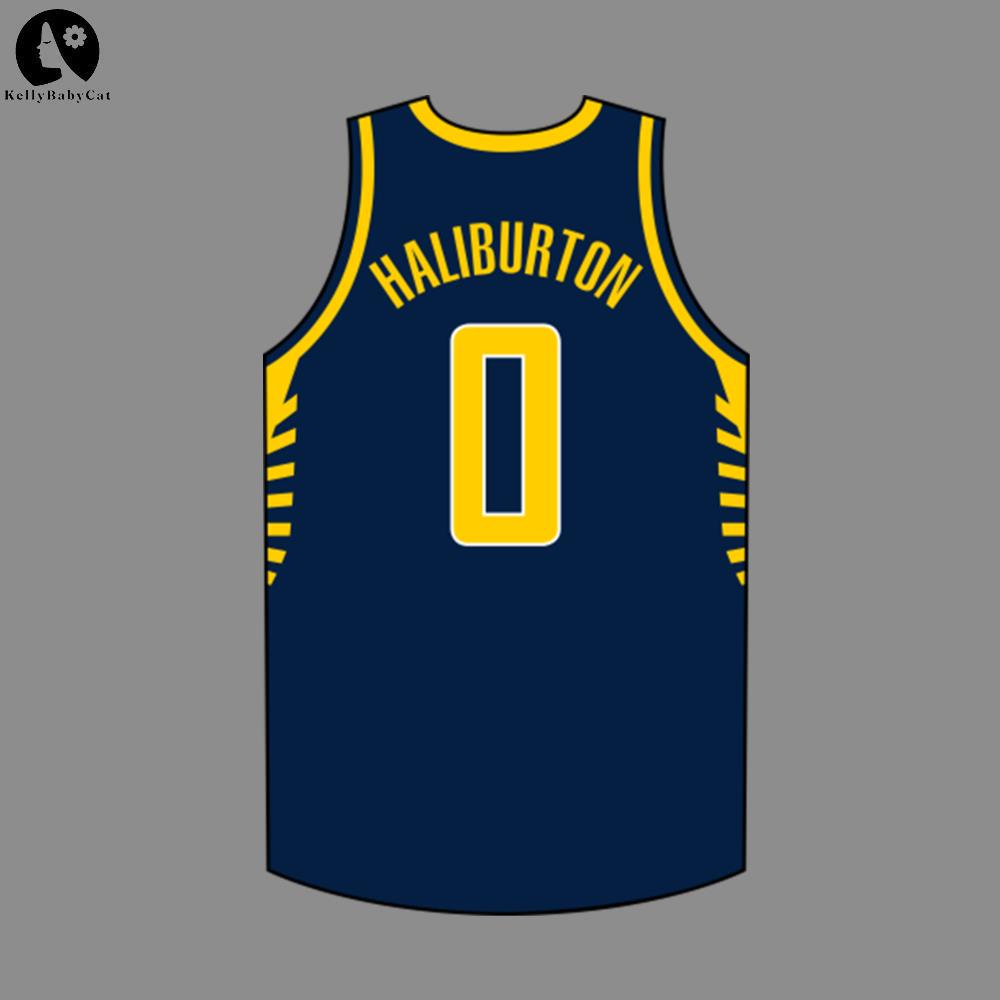 Tyrese Haliburton Indiana Jersey QiangySport PNG Basketball | Inspire ...