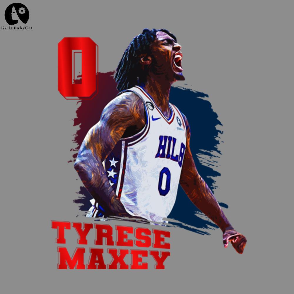 Tyrese Maxey 0Sport PNG Basketball PNG download | Inspire Uplift