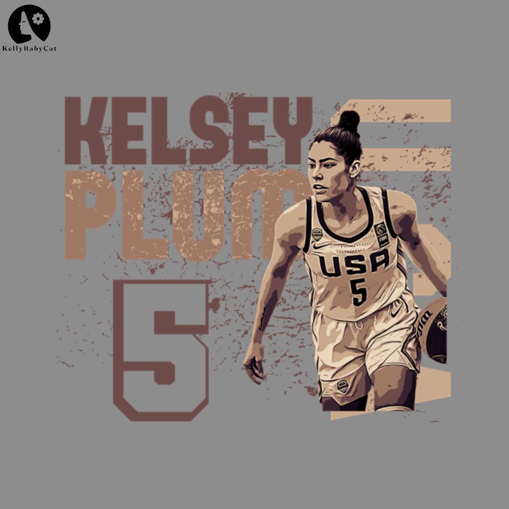 kelsey plum Brown Vintage Wnba USASport PNG Basketball PNG d | Inspire ...