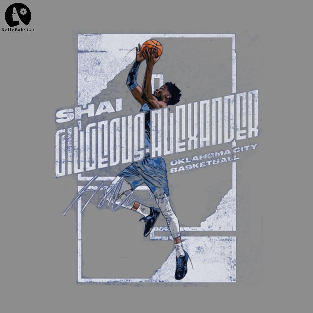 Shai GilgeousAlexander Oklahoma City StretchSport PNG Basket | Inspire ...