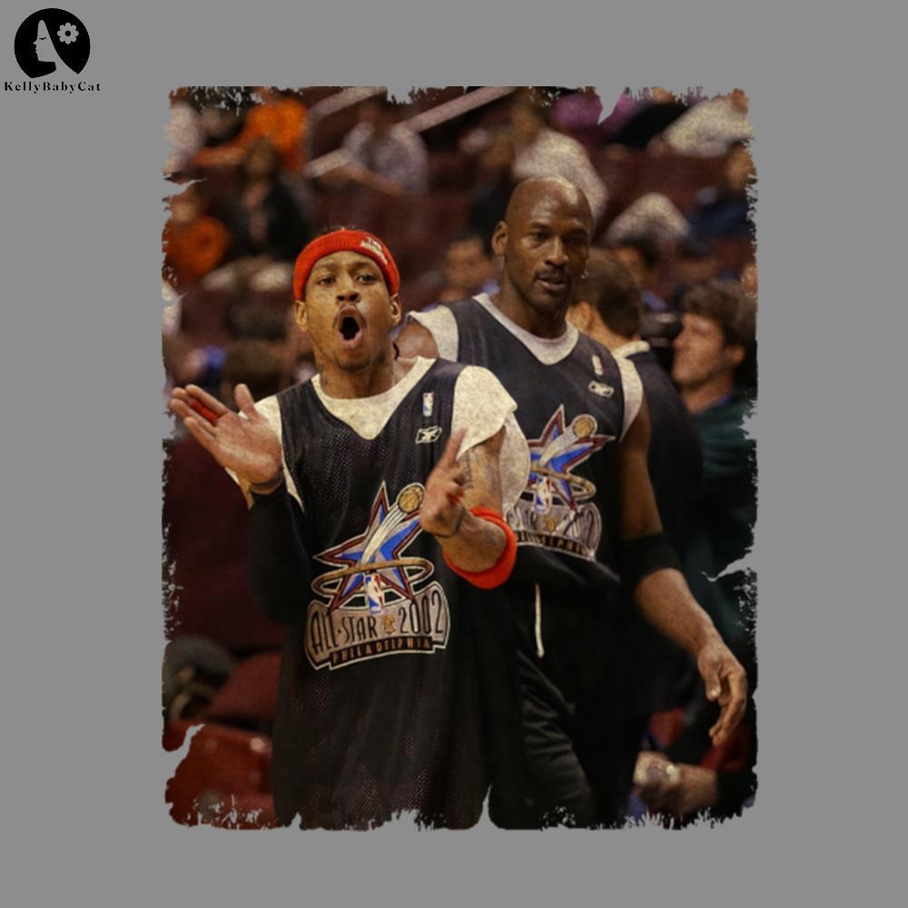 Allen Iverson and Michael Jordan in NBA AllStar PracticeSpor | Inspire ...