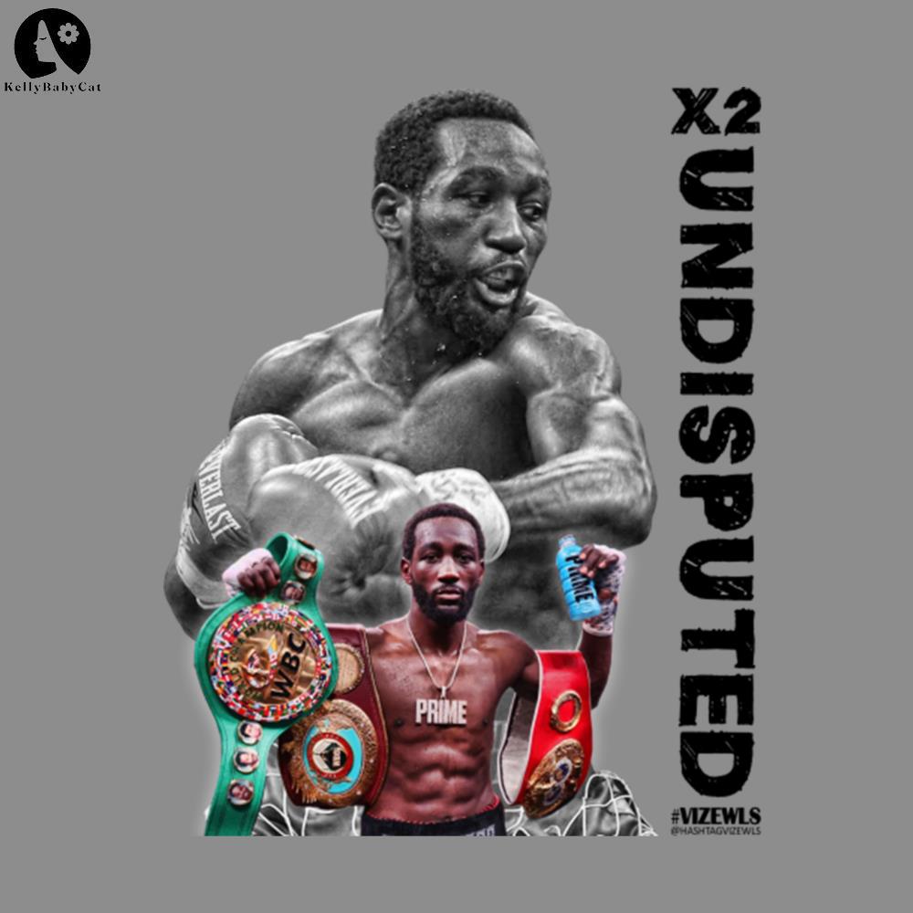 Terence Bud Crawford x Undisputed Boxing Champion Sport PNG | Inspire Uplift