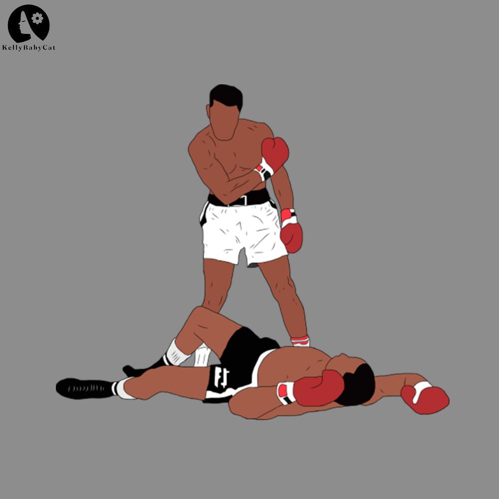 Muhammad Ali Iconic Pose Sport PNG Boxing PNG download | Inspire Uplift