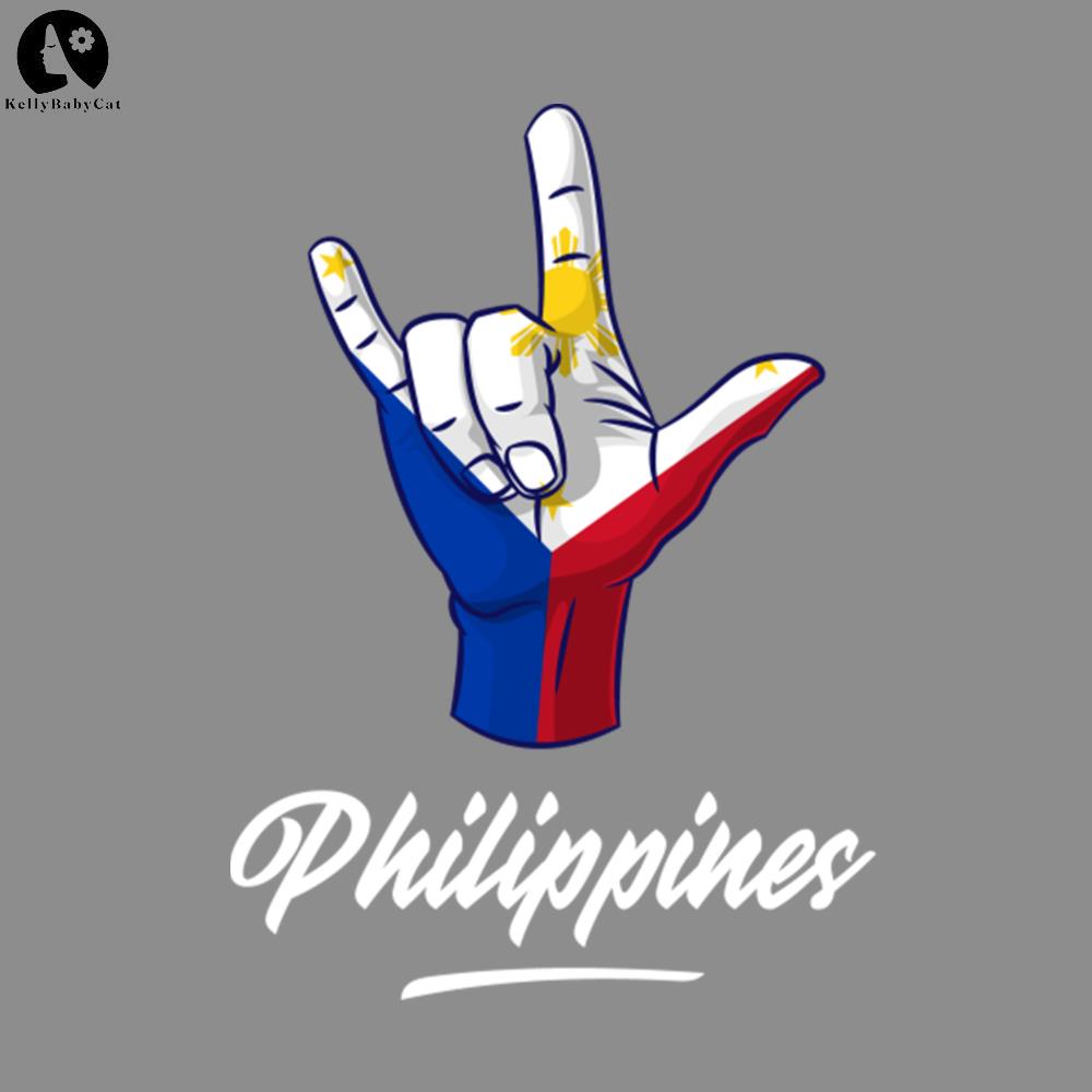 I Love You Philippines Hand Gesture Cute Gift Women Men Spor | Inspire ...