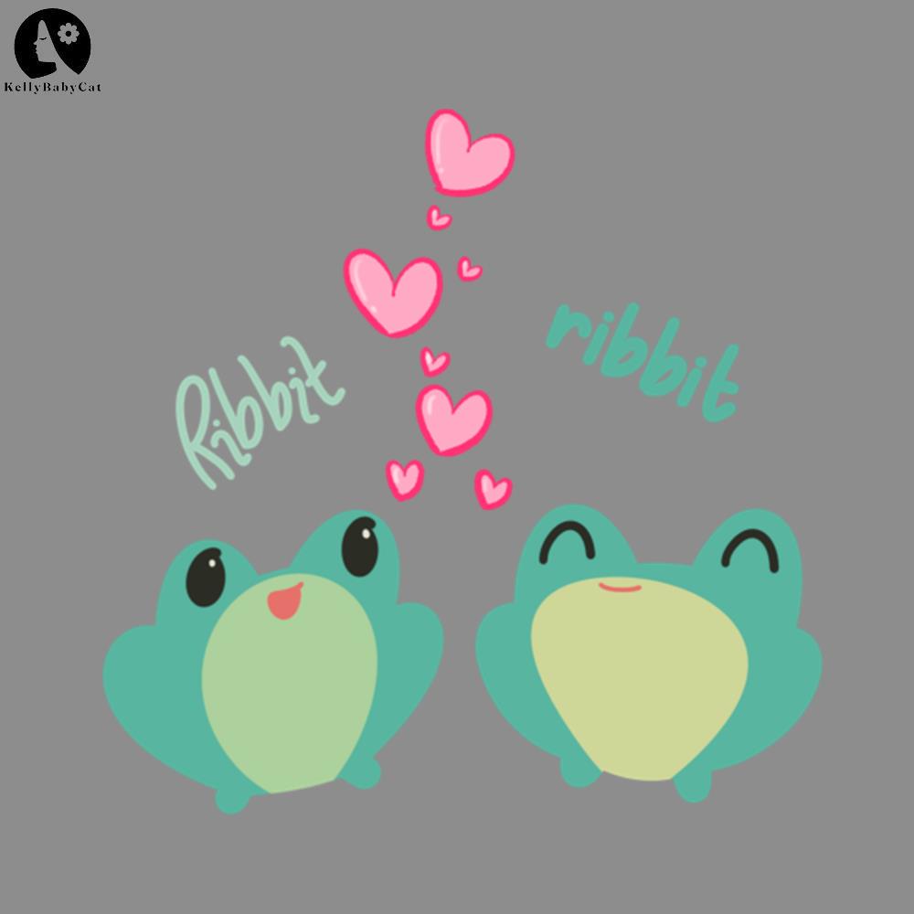 Frog Couple in Ribbit Love Valentine PNG, Love PNG download | Inspire ...