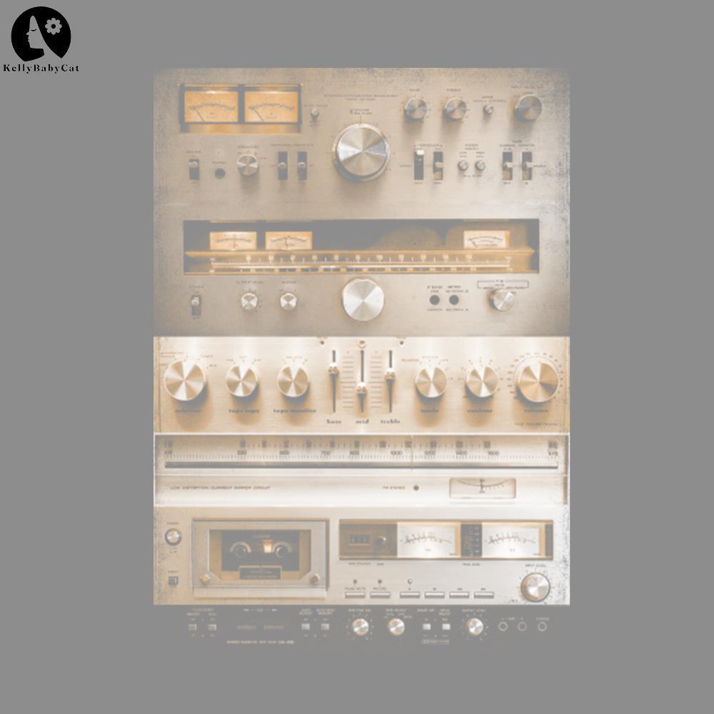 Setup Vintage Audio HiFi Sound System Mixed Media Collage Fu | Inspire ...