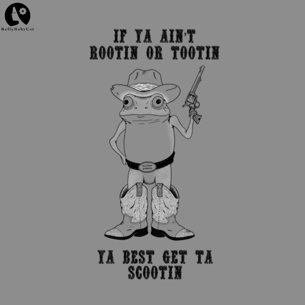 Buckaroo Bullfrog Funny PNG, Cute Animal PNG download - Inspire Uplift