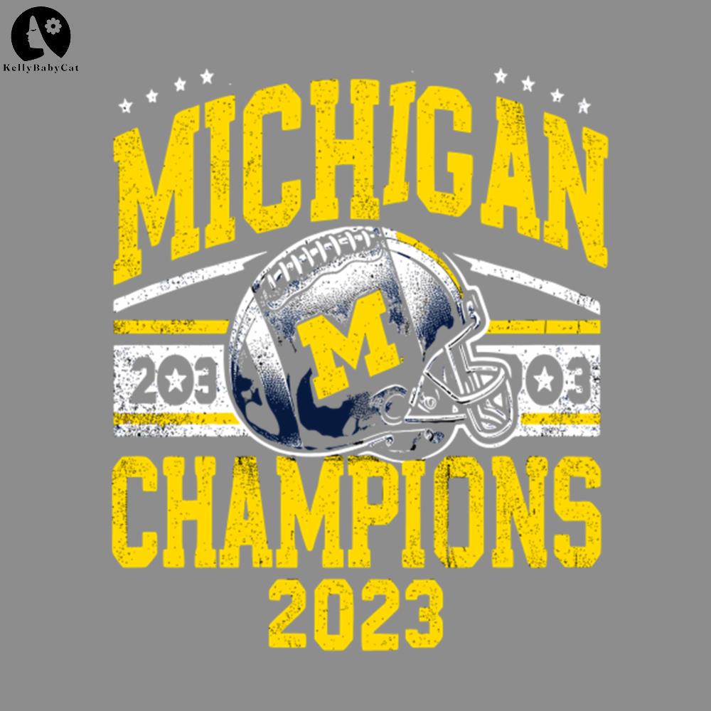 Michigan National Champions 2023 PNG download | Inspire Uplift