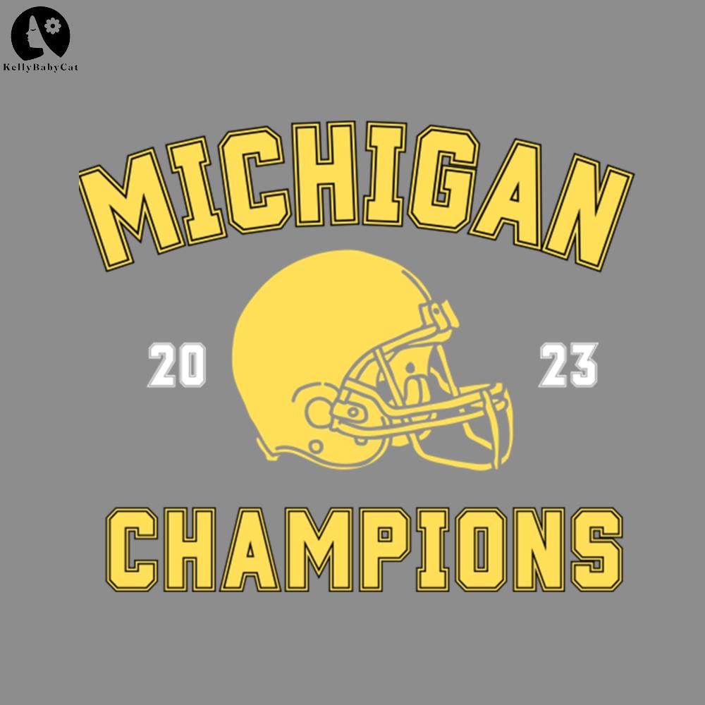 Michigan Champions 2024 Michigan championship PNG download | Inspire Uplift