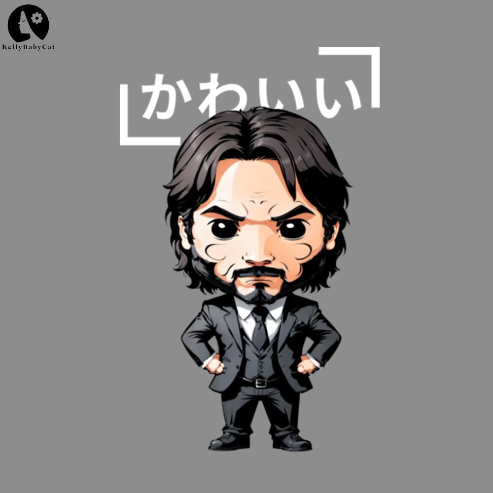Kawaii Chibi John Wick PNG download | Inspire Uplift