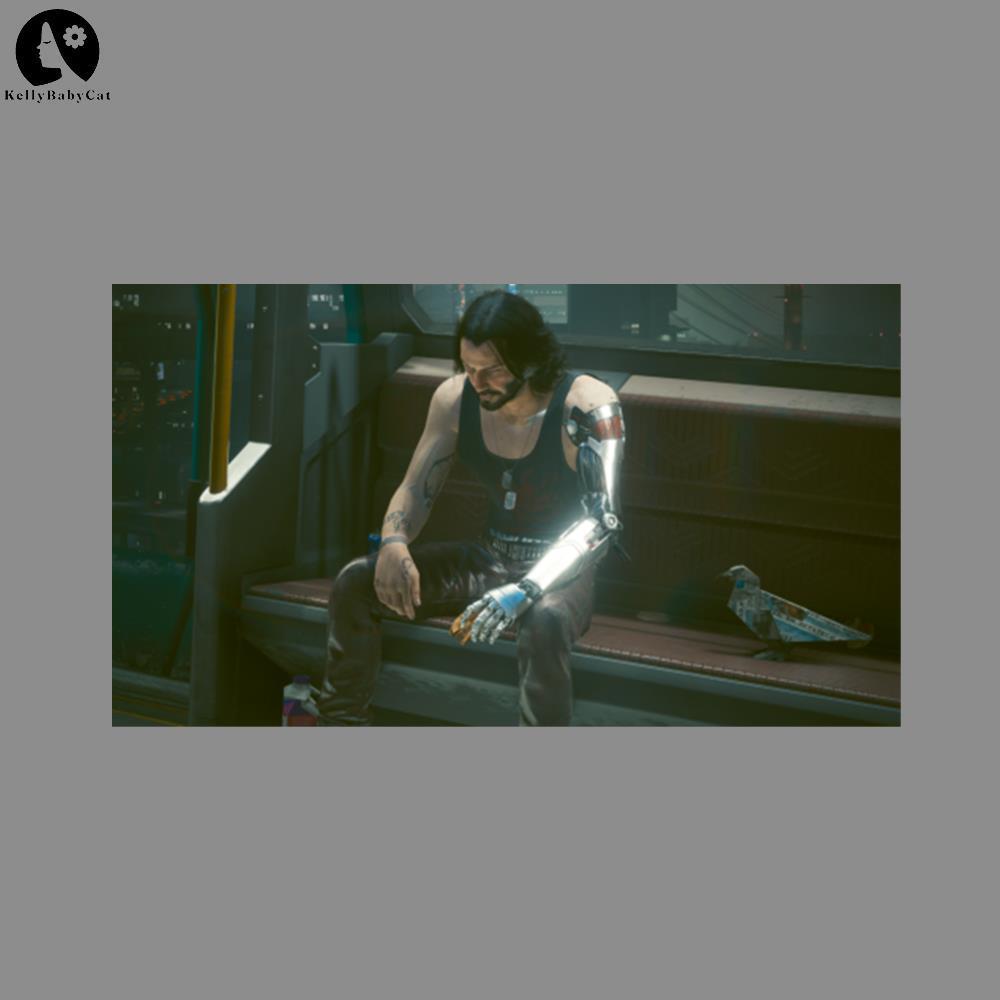 Sad Keanu Sad Johnny Silverhand Cyberpunk 2077 PNG download | Inspire ...