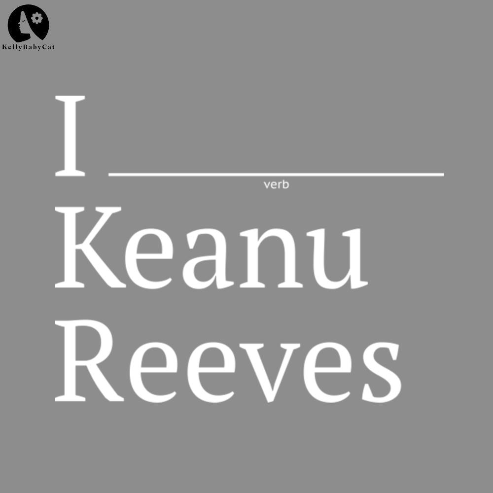 I verb Keanu Reeves PNG download | Inspire Uplift