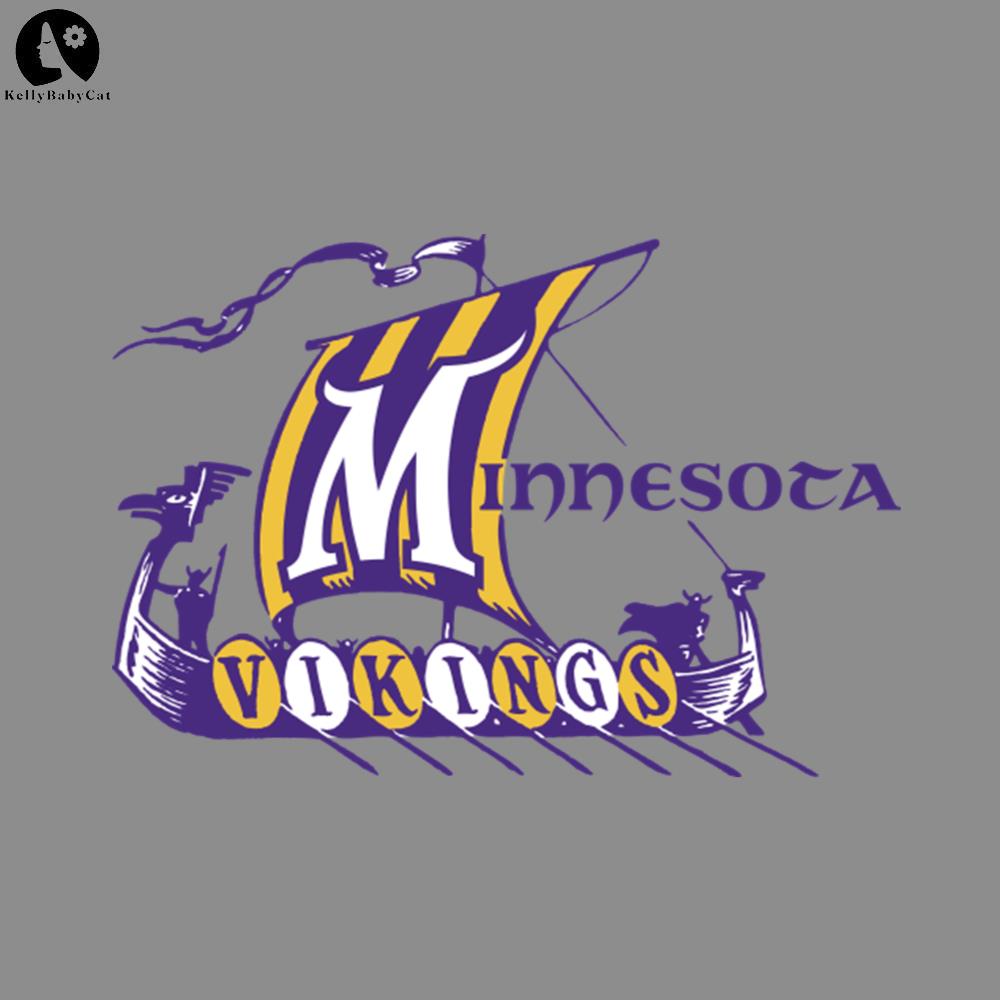 Vintage 1961 Minnesota Vikings Ship PNG download | Inspire Uplift