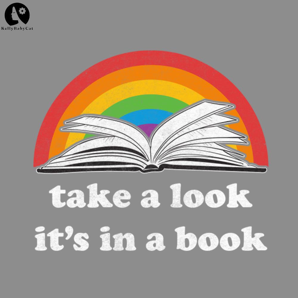 Take a Look its In a Book Reading Rainbow PNG download | Inspire Uplift