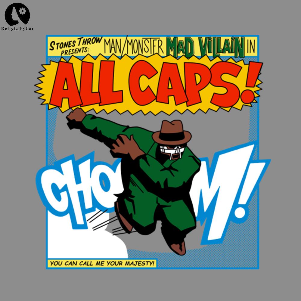 mf doom all caps PNG download - Inspire Uplift