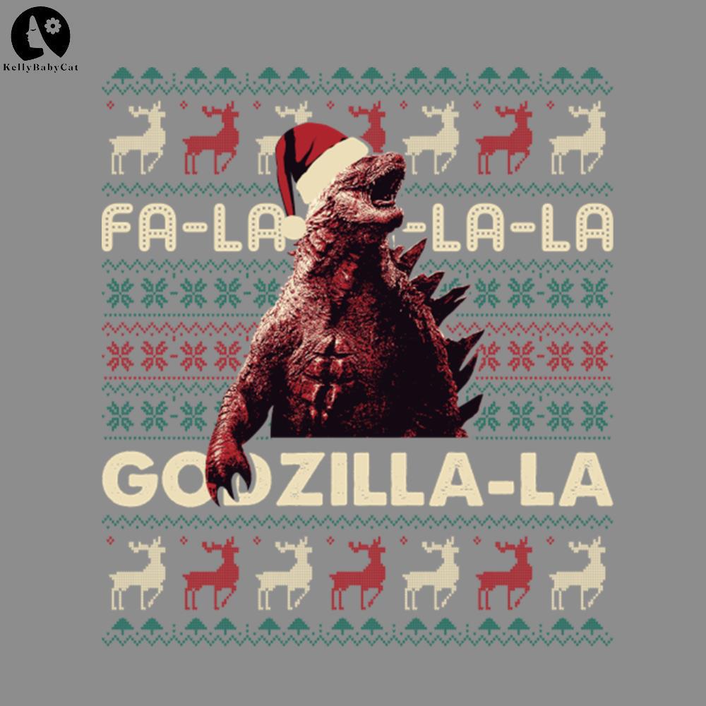 Christmas Godzilla PNG download | Inspire Uplift