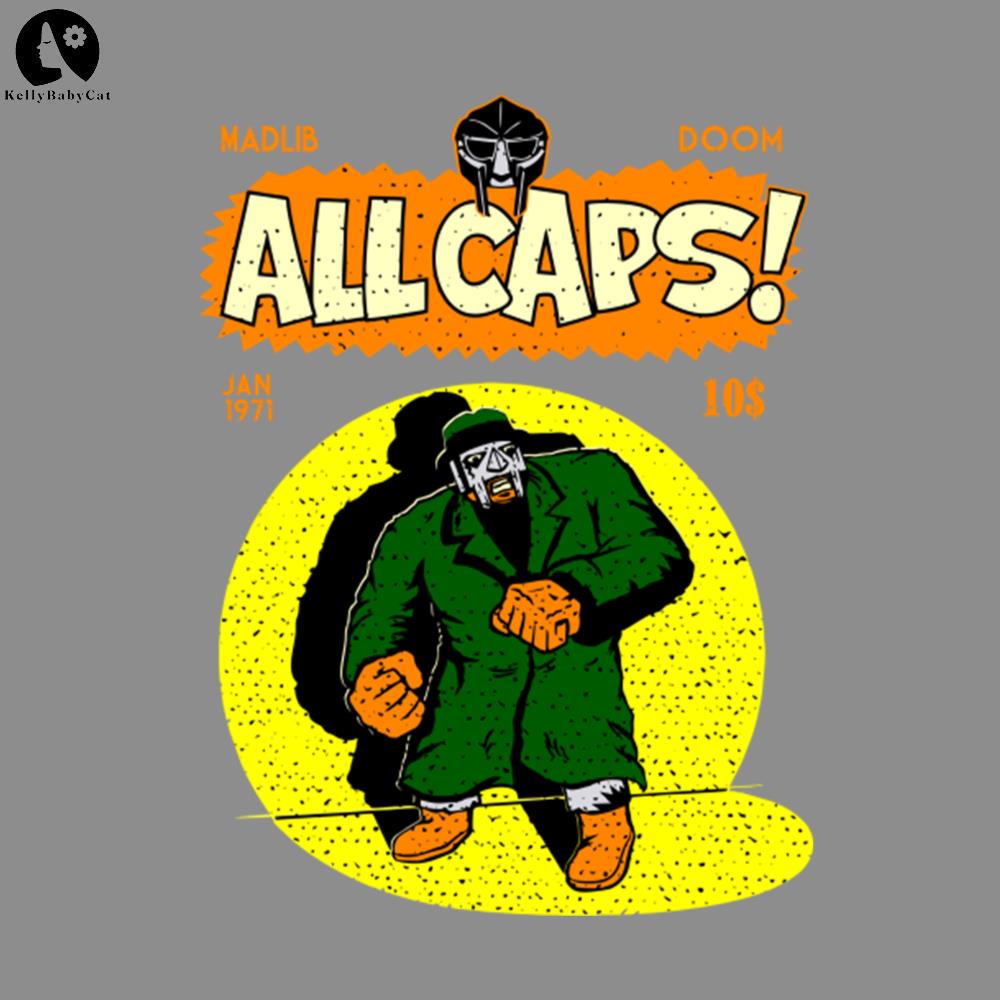 MF Doom All Caps Rapper PNG, Hip Hop PNG download - Inspire Uplift