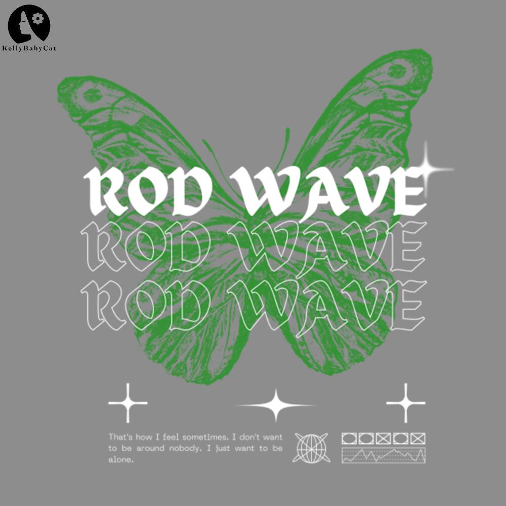 Rod Wave Butterfly Rapper PNG, Hip Hop PNG download | Inspire Uplift