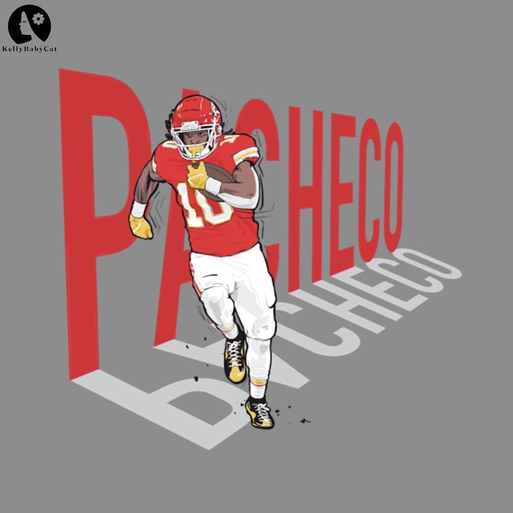 Isiah Pacheco KC Chiefs Football PNG download | Inspire Uplift