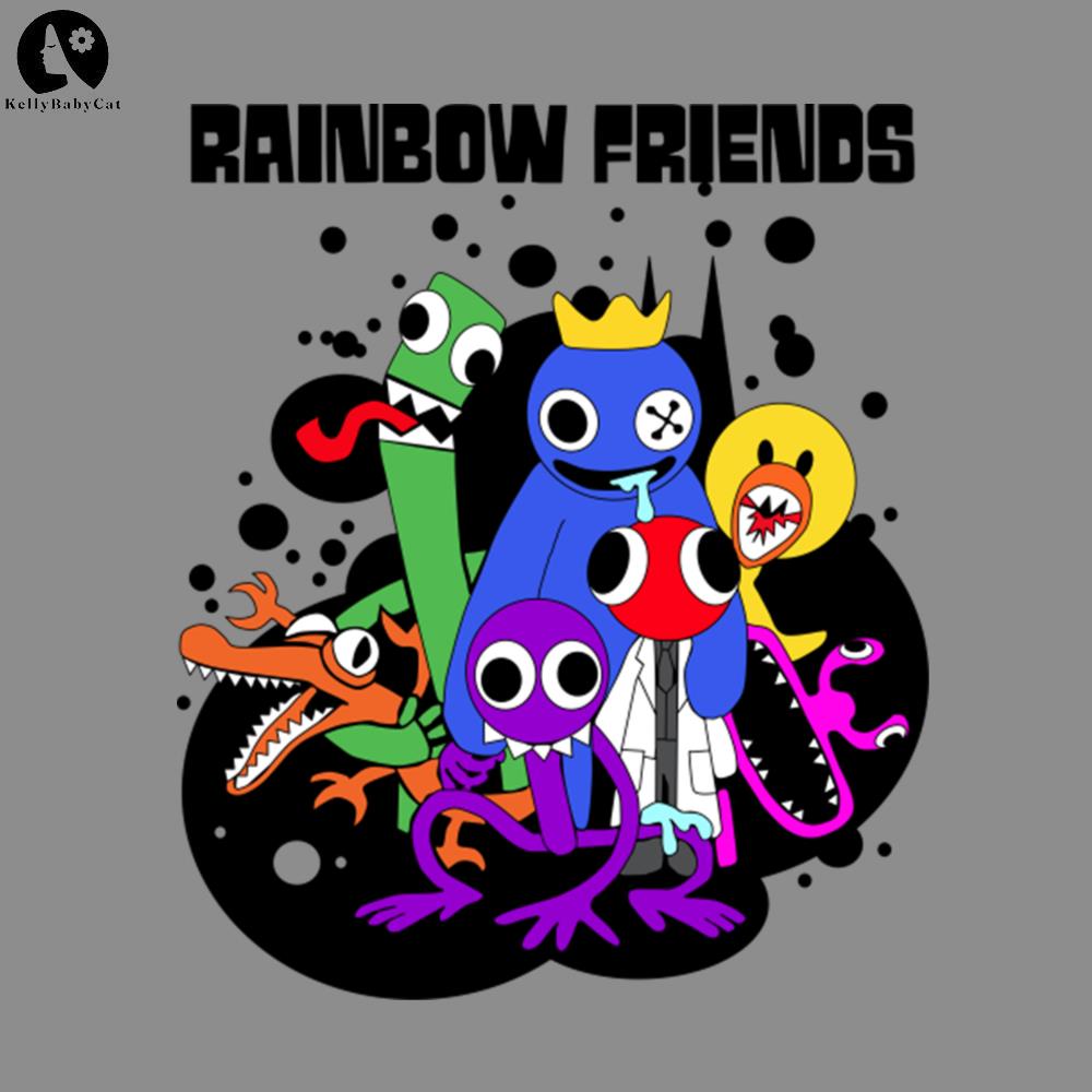 Rainbow Friends Threes Company PNG | Inspire Uplift