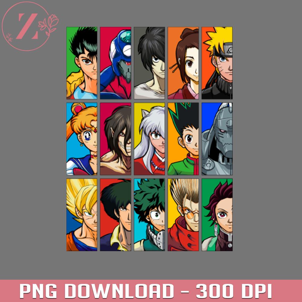 Anime vs Anime Version 1 Anime PNG | Inspire Uplift
