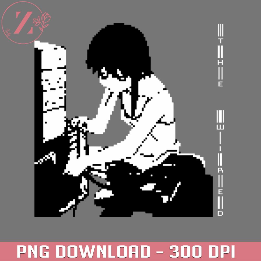 Lain Pixel The Wired Anime PNG | Inspire Uplift