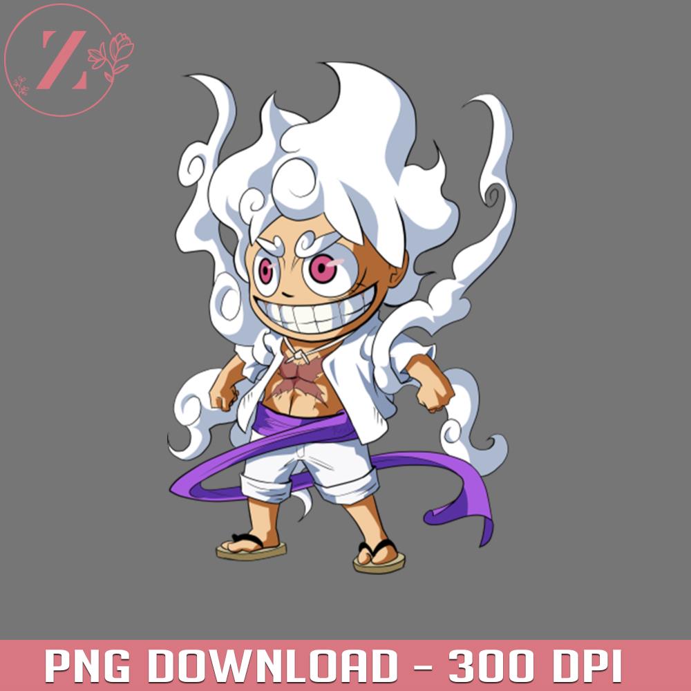 Luffy Gear 5 Anime PNG - Inspire Uplift