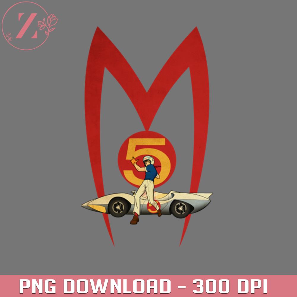 VINTAGE SPEED RACER GO GO GO Anime PNG | Inspire Uplift