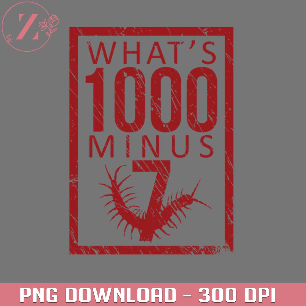 Whats 1000 minus 7 Anime PNG | Inspire Uplift