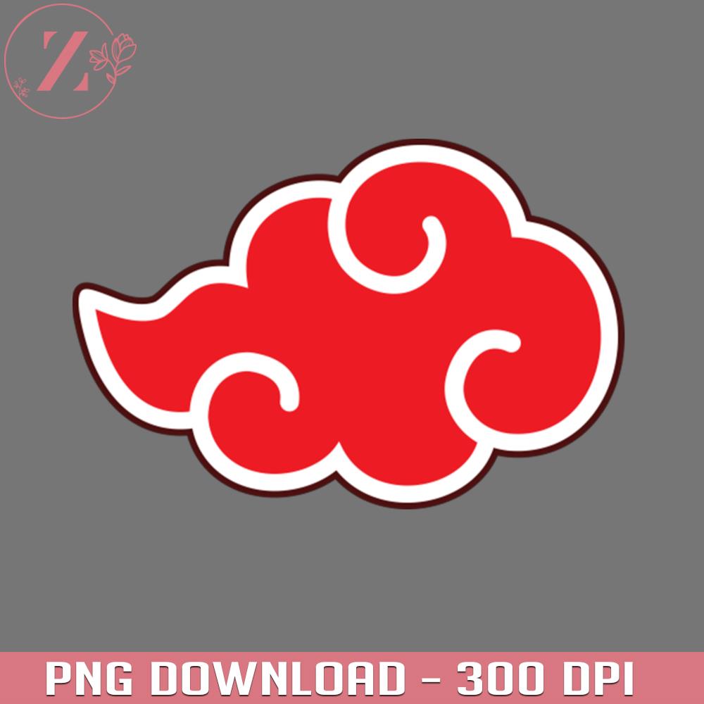 Akatsuki Cloud Logo Anime PNG | Inspire Uplift