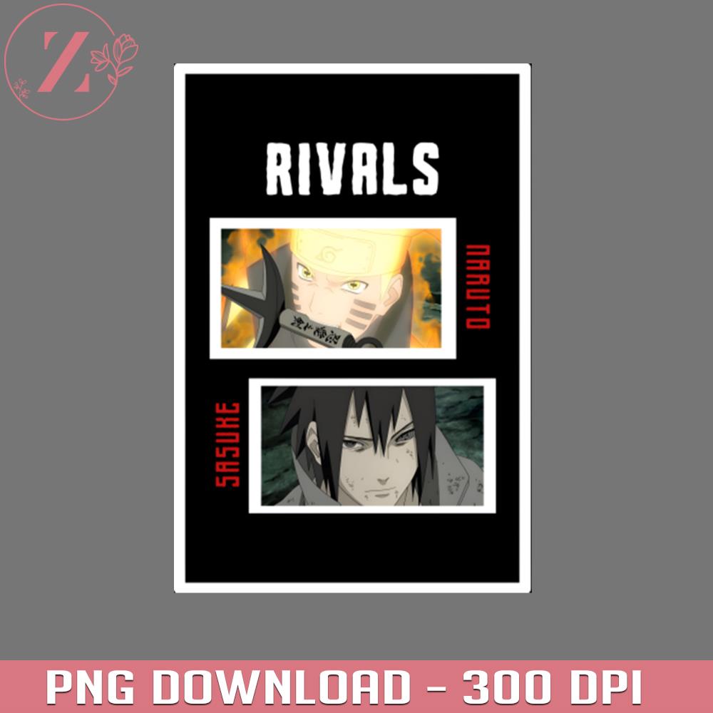 naruto and sasuke rivals Naruto PNG, Anime download PNG | Inspire Uplift