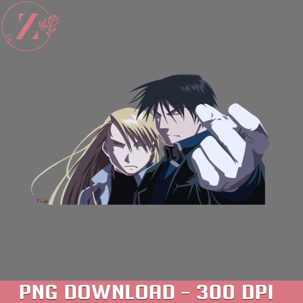 FMAB Riza and Roy Fullmetal Alchemist PNG download | Inspire Uplift