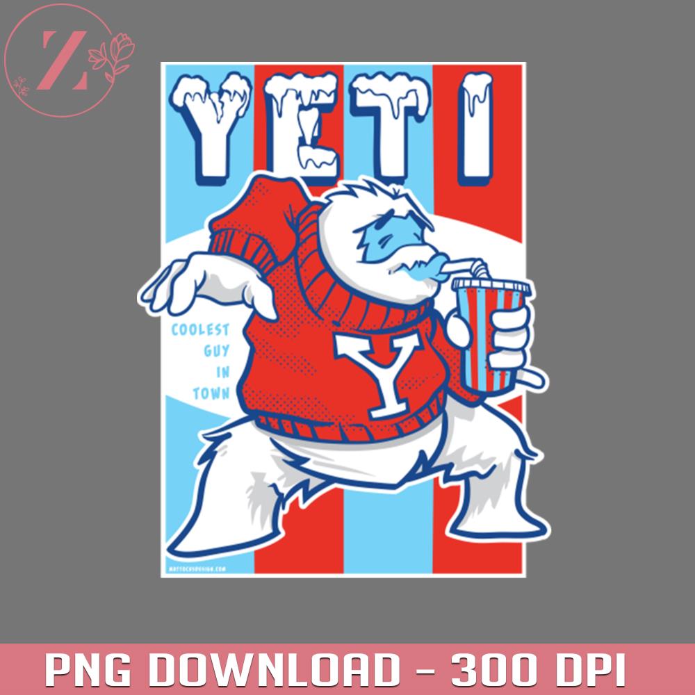 Yeti coolest guy in town 4403PNG Manga PNG download | Inspire Uplift