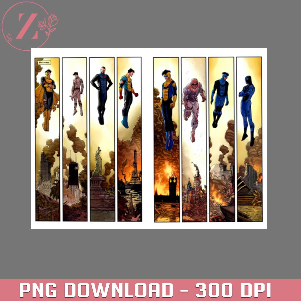 invincible variant 2206PNG Manga PNG download | Inspire Uplift