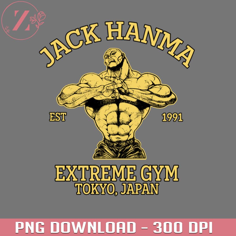 Jack Hanma Gym 5226PNG Manga PNG download | Inspire Uplift