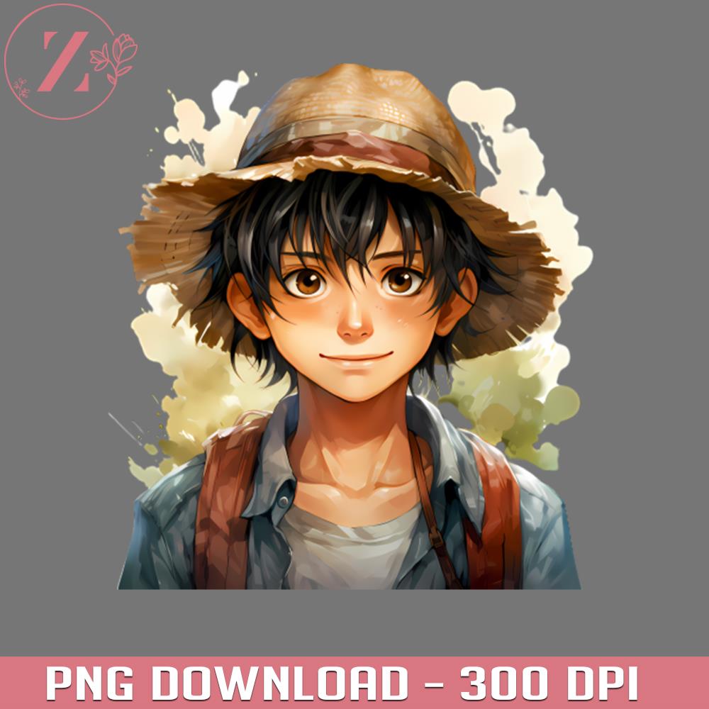 Reimagined Monkey D Luffy from One Piecepng Anime PNG One Pi | Inspire ...