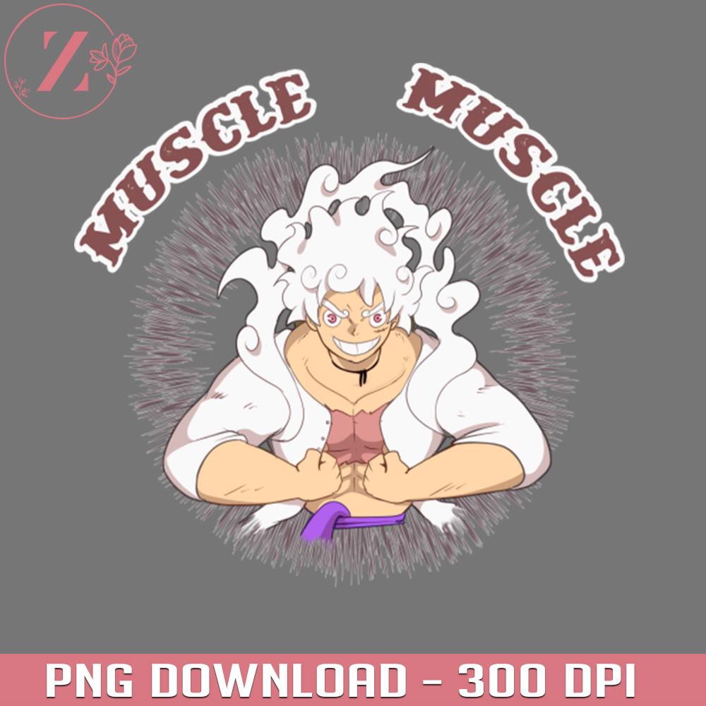 Luffy Gear Muscle Anime PNG One Piece PNG download | Inspire Uplift
