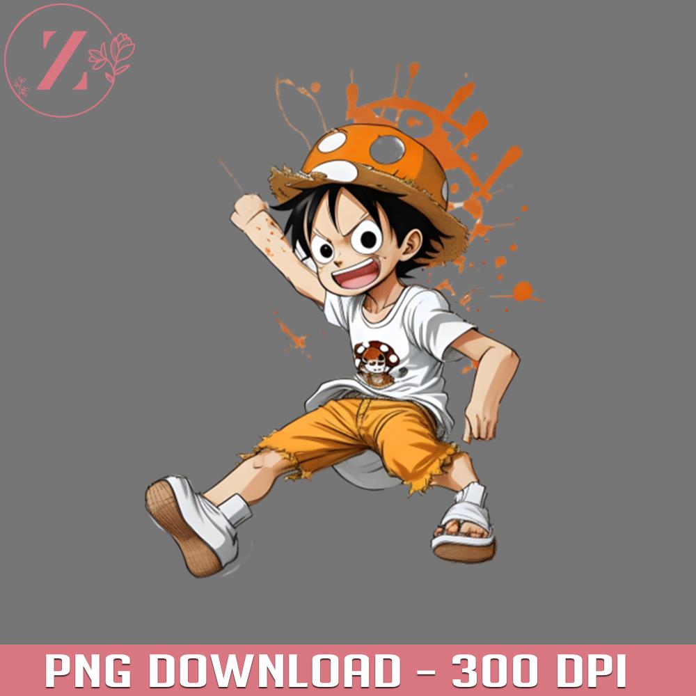 Cute Cartoon One Piece Luffy Anime PNG One Piece PNG downloa | Inspire ...