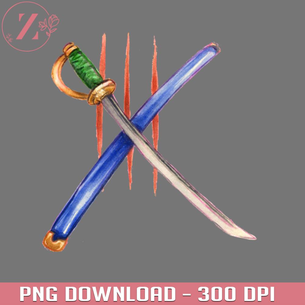 One Piece Shanks Sword Watercolour Design Anime PNG One Piec | Inspire ...