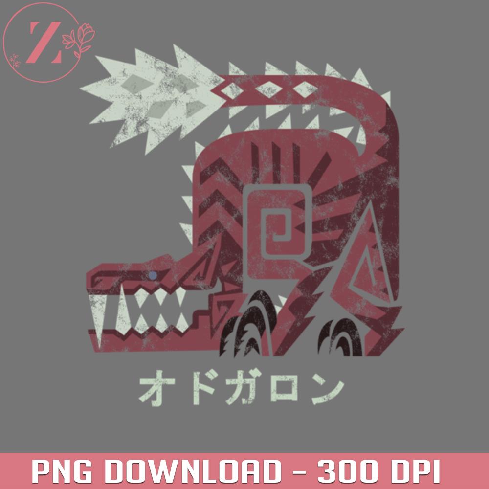 Monster Hunter World Odogaron Kanji Icon Hunter Hunter Anime | Inspire ...