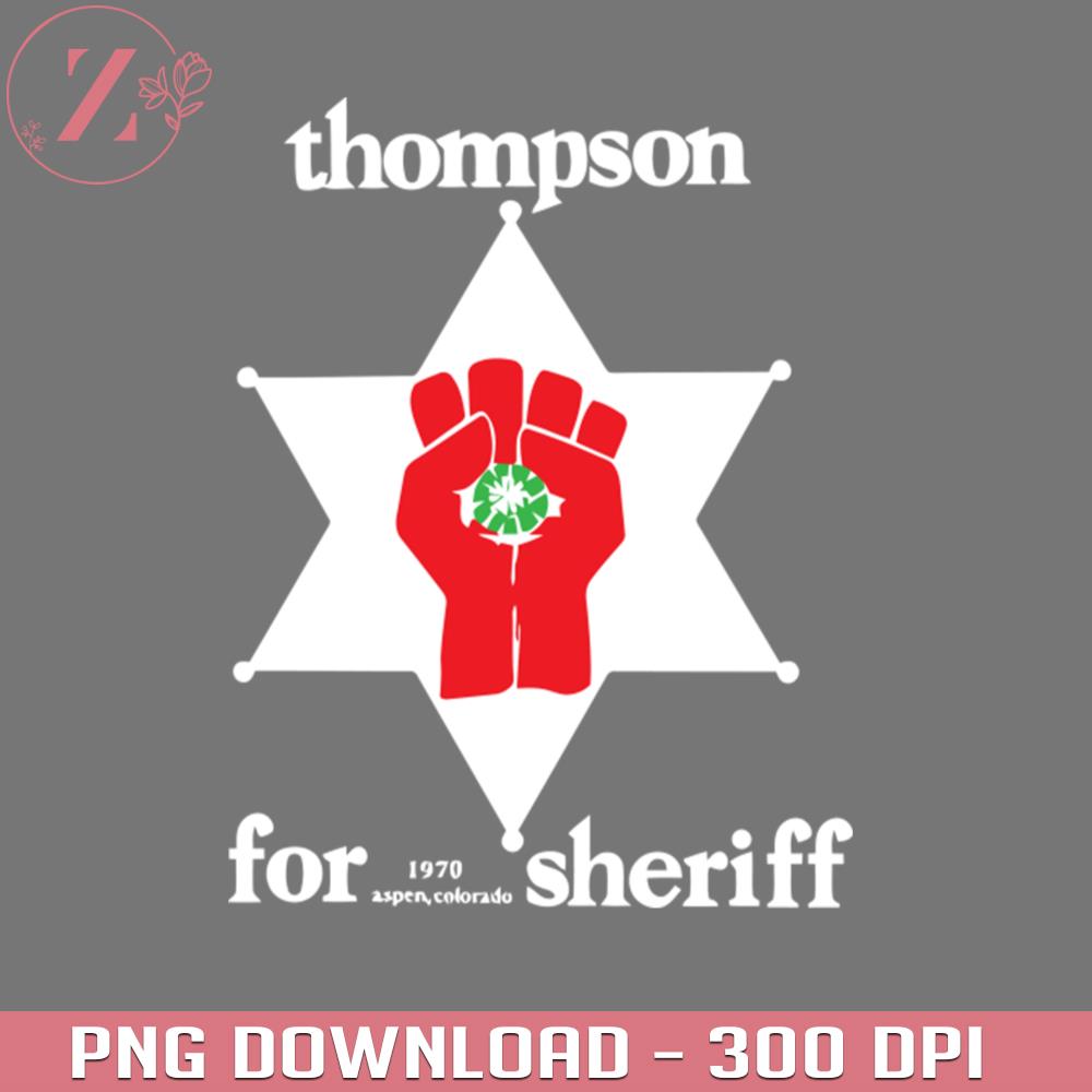 Hunter S Thompson For Sheriff Hunter Hunter Anime PNG downl | Inspire ...