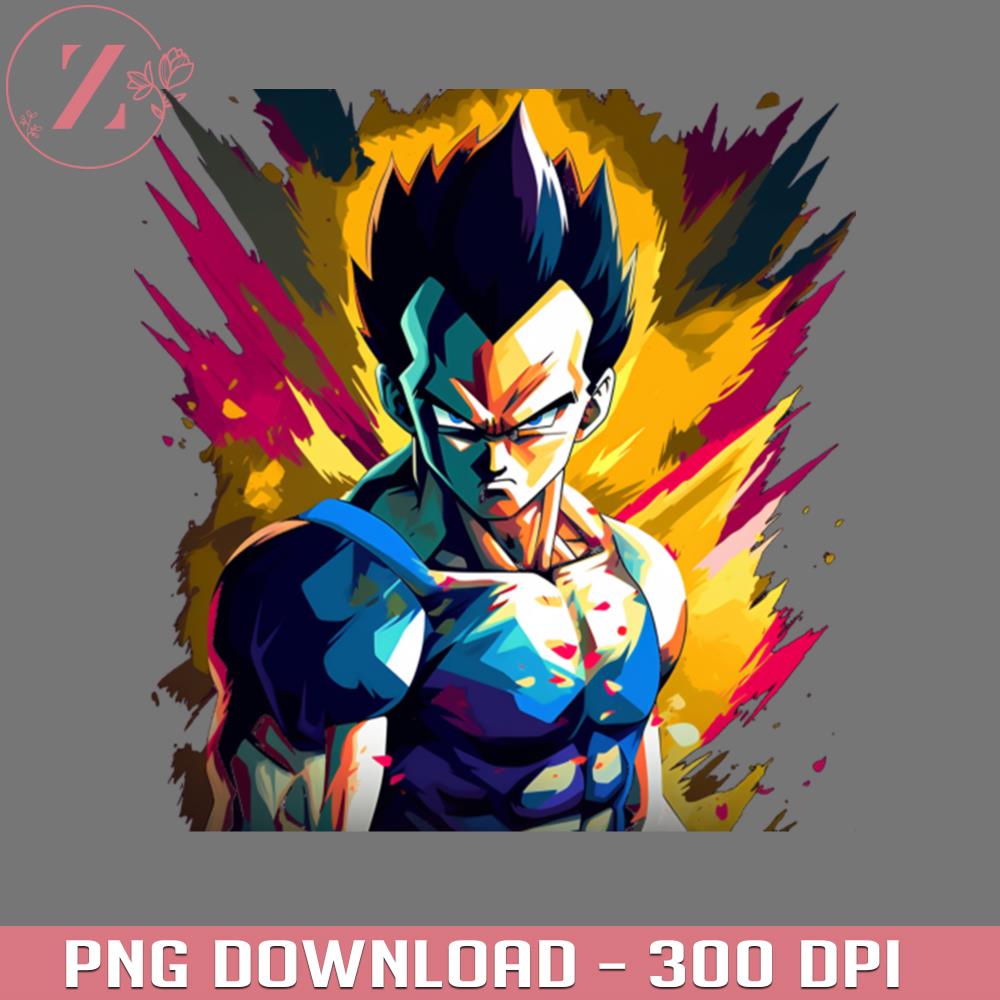 The Prince of Saiyans Vegeta Unleashed Anime PNG Dragon Ball | Inspire ...