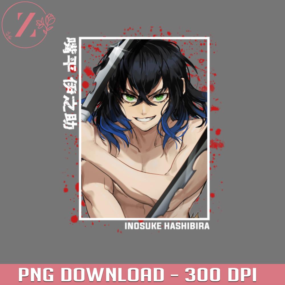 Inosuke Hashibira Demo Anime Damon Slayer PNG download | Inspire Uplift