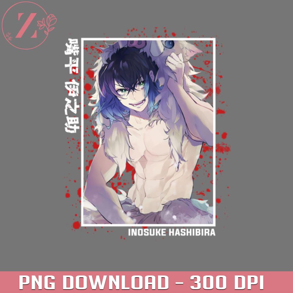 Inosuke Hashibira Demo Anime Damon Slayer PNG download | Inspire Uplift