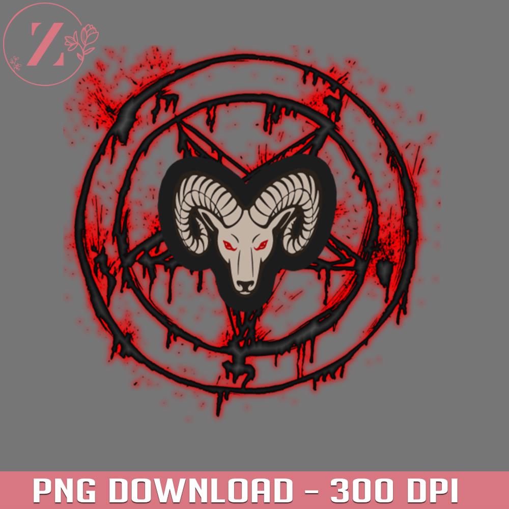Pentagram with Goat Head Pentag Anime Damon Slayer PNG dow | Inspire Uplift