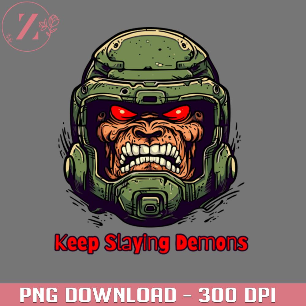 Doom Keep Slaying De Anime Damon Slayer PNG download | Inspire Uplift