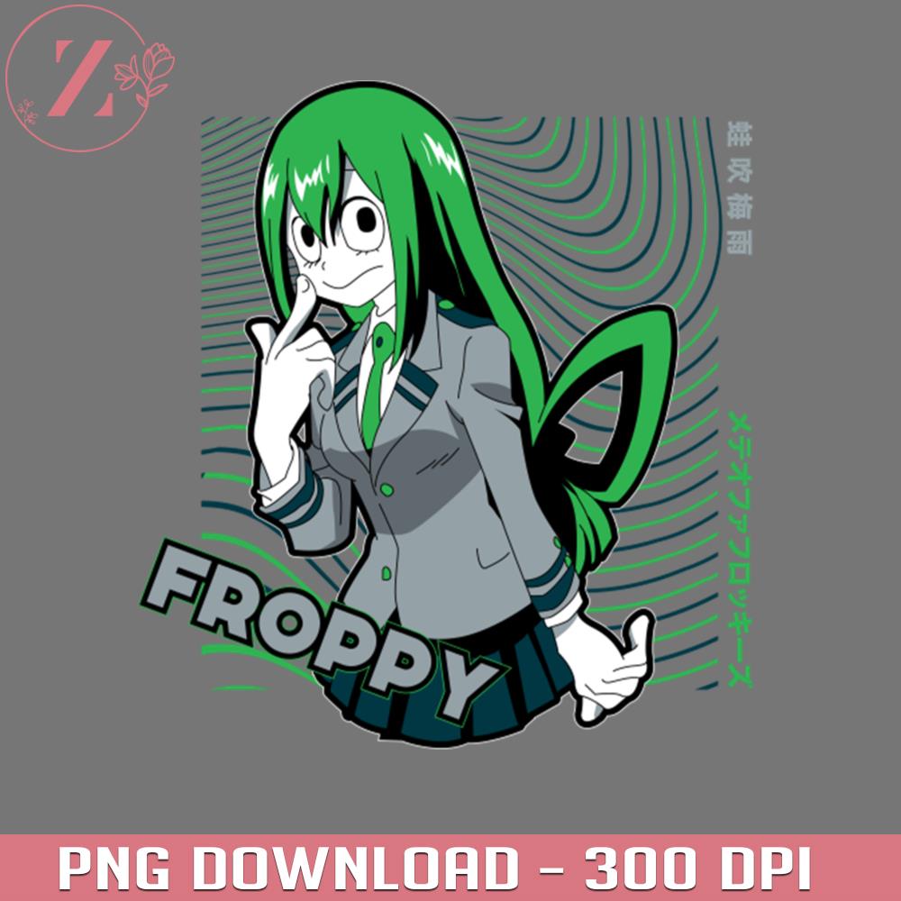 Froppy MHA Fanart Anime My Hero Academia PNG download | Inspire Uplift