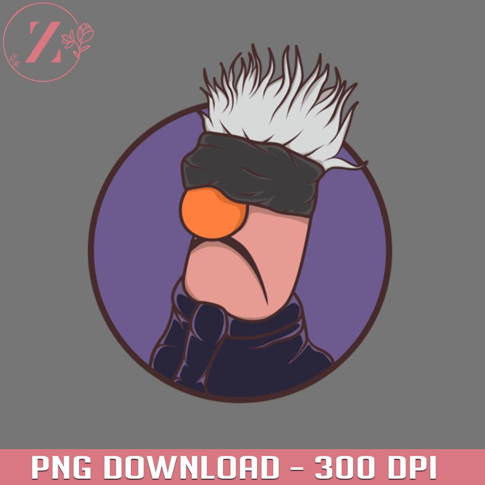 Muppet Beaker x Gojo Satoru X2 Anime Jujutsu Kaisen PNG down | Inspire ...