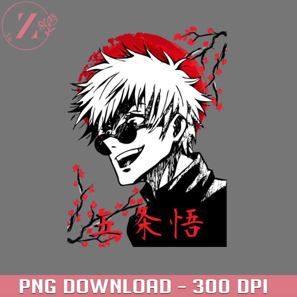 gojo japan ink style Anime Jujutsu Kaisen PNG download | Inspire Uplift